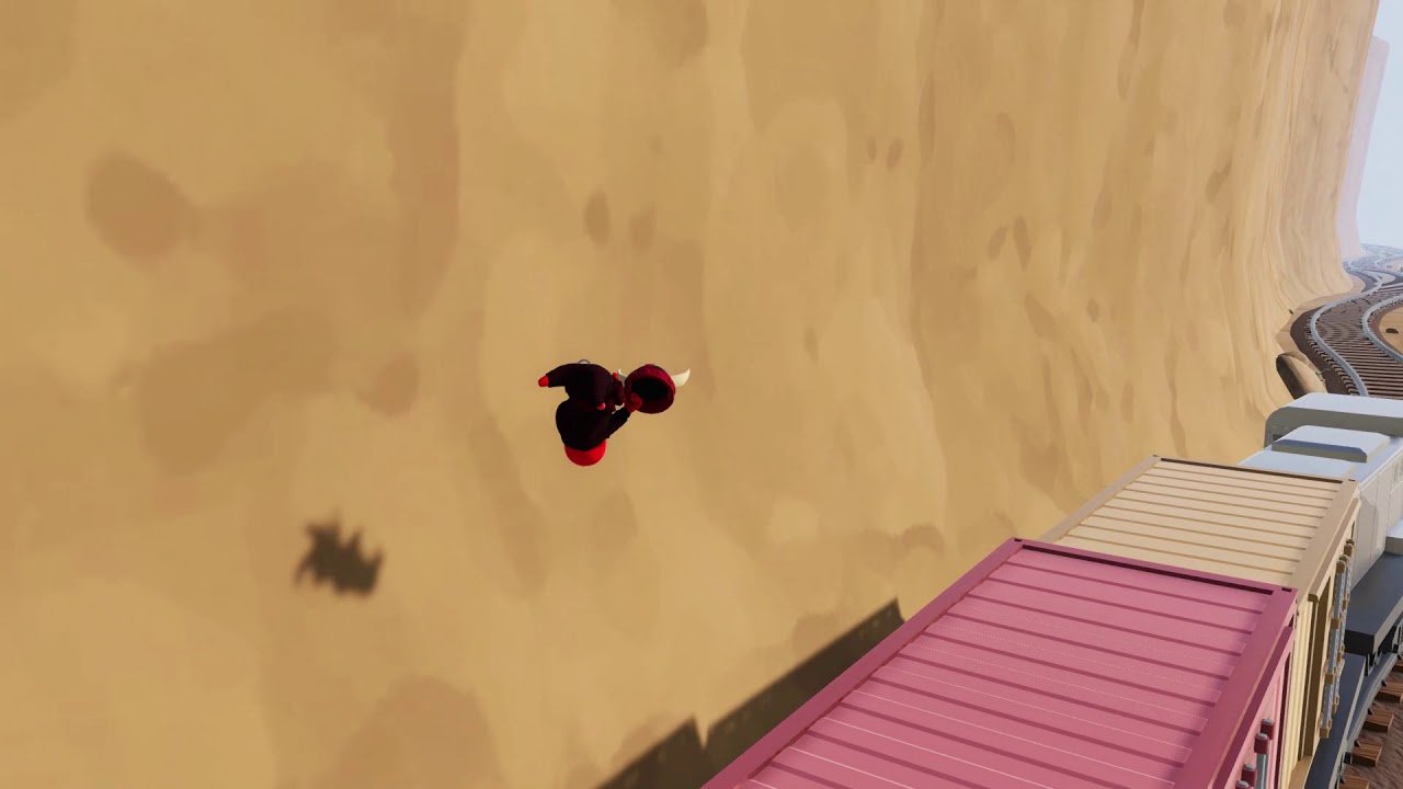 Gang beasts - Train stage hat cheat - YouTube