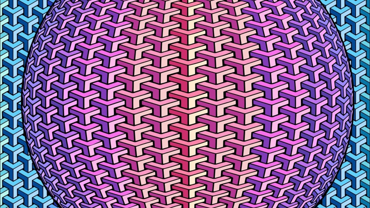 Zen Color With me Colorful Spherical Optical Illusion Paint by Numbers ...