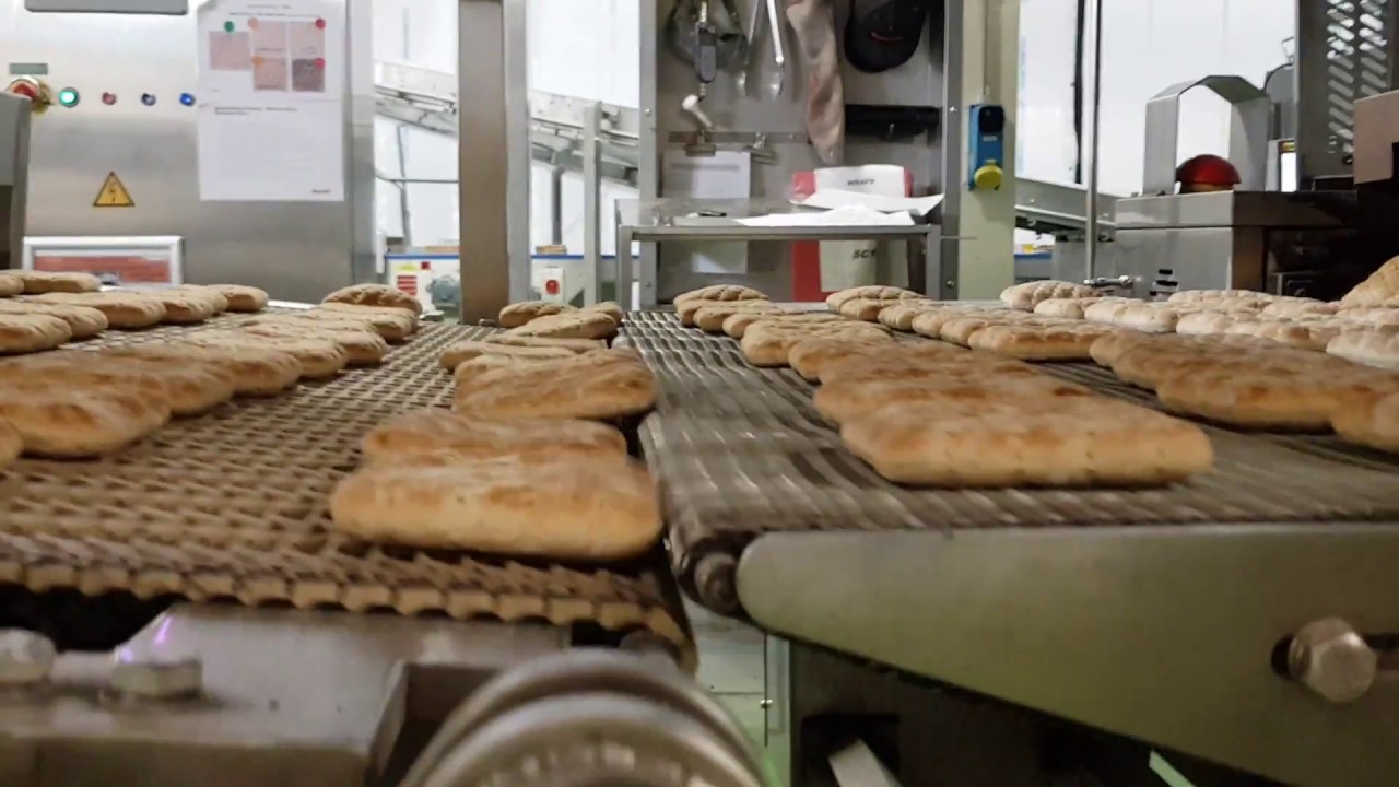 Flat Bread Sheeting Line - YouTube