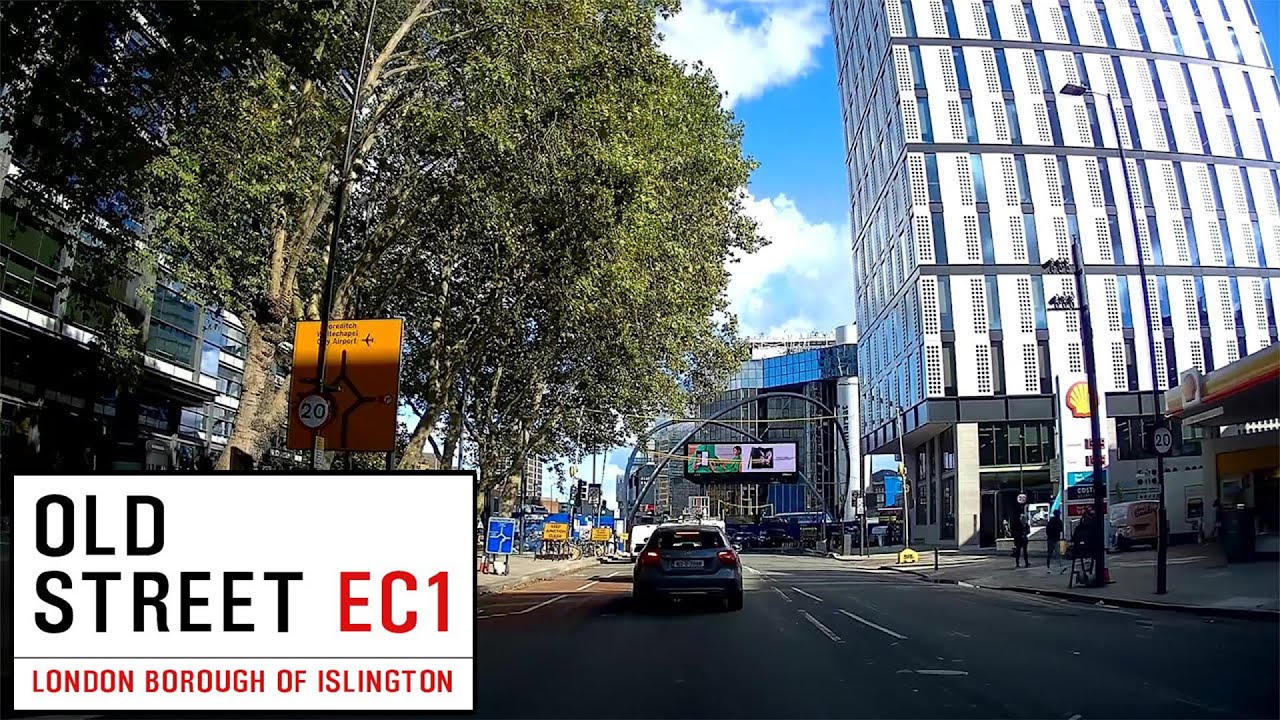 A Drive Through City of London EC1 - YouTube
