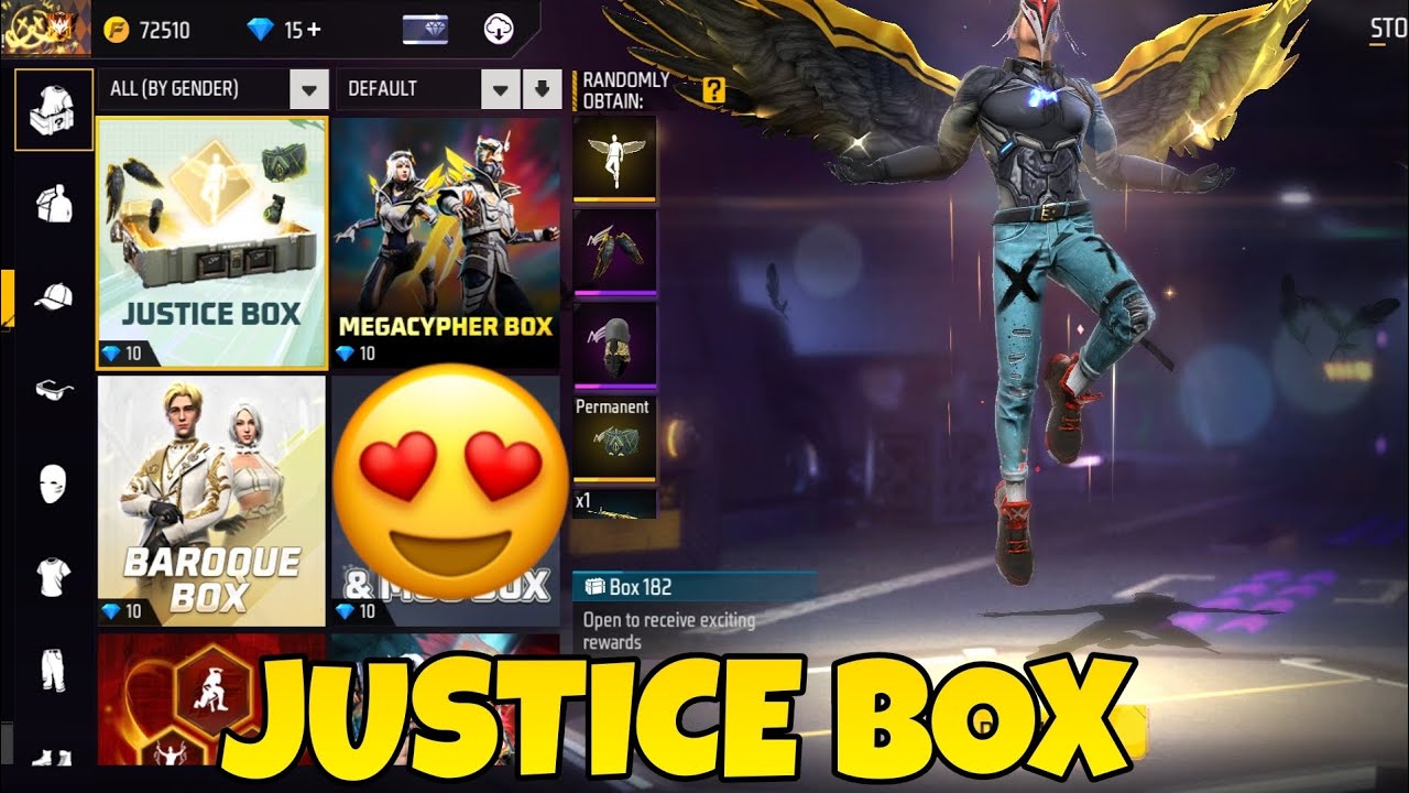 New Crates Justice Box in Pakistan Server Emote Return | Garena Free ...