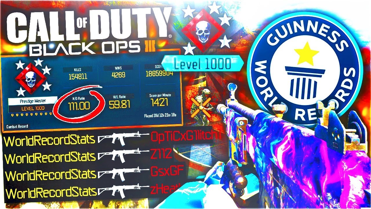BLACK OPS 3 WORLDS HIGHEST STATS! - CALL OF DUTY BO3 MULTIPLAYER ...