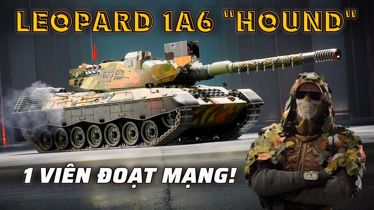 Leopard 1A6: Sát thủ phá hủy thùng đạn xe địch | Project CW - YouTube