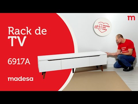Montagem Rack de TV 6917A | Madesa Móveis