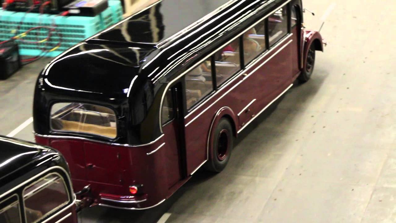 RC Oldtimer-Bus - Intermodellbau Dortmund - YouTube