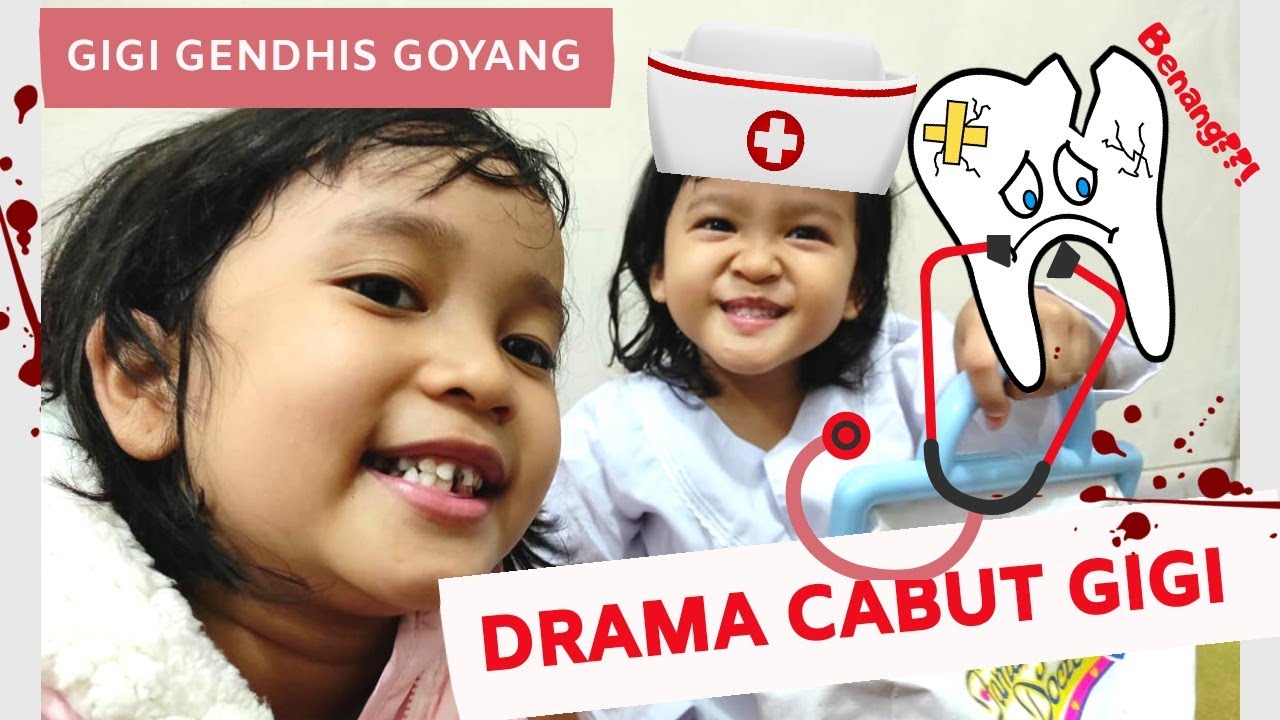 DRAMA DOKTER GIGI ANAK | GENDHIS Cabut Gigi Pakai Benang!! - YouTube