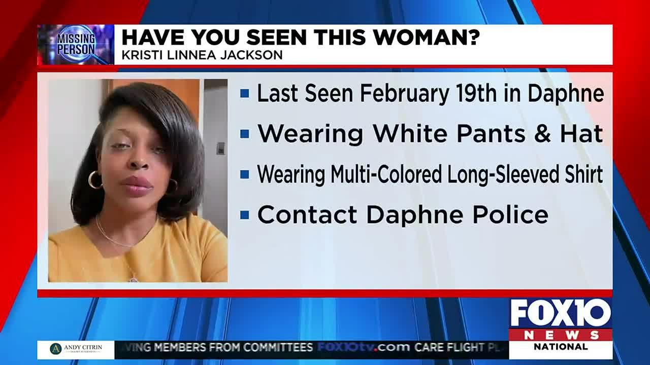 Daphne PD issues alert for woman missing since Sunday - YouTube