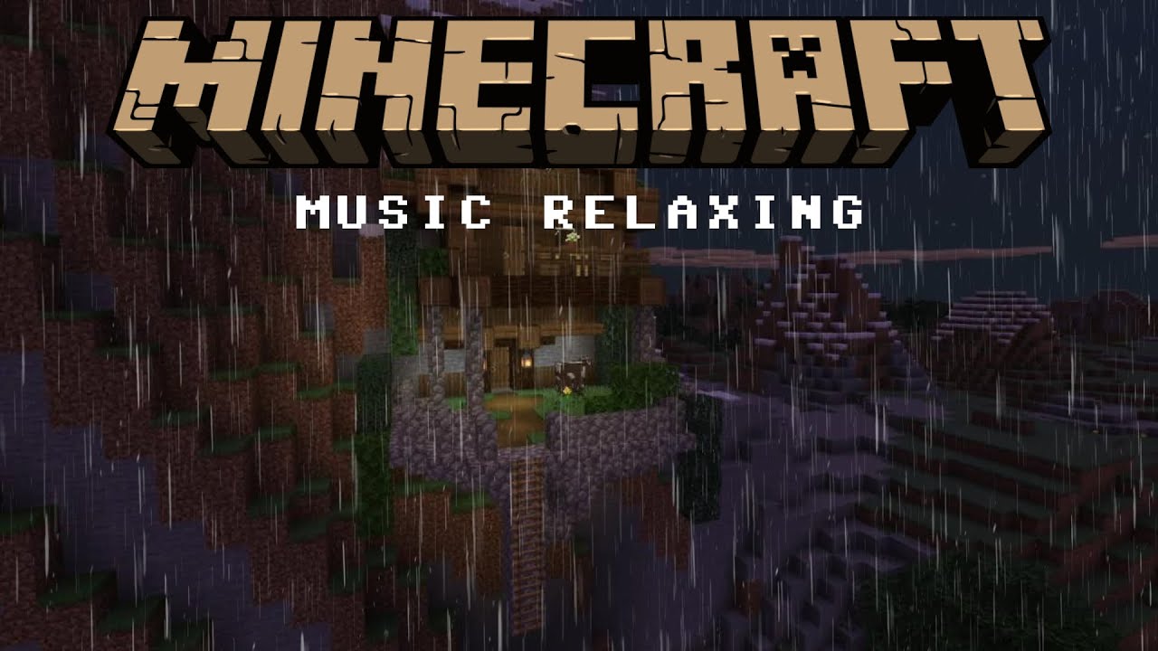 ☔Minecraft relaxing music that calms your mind while it's raining to ...