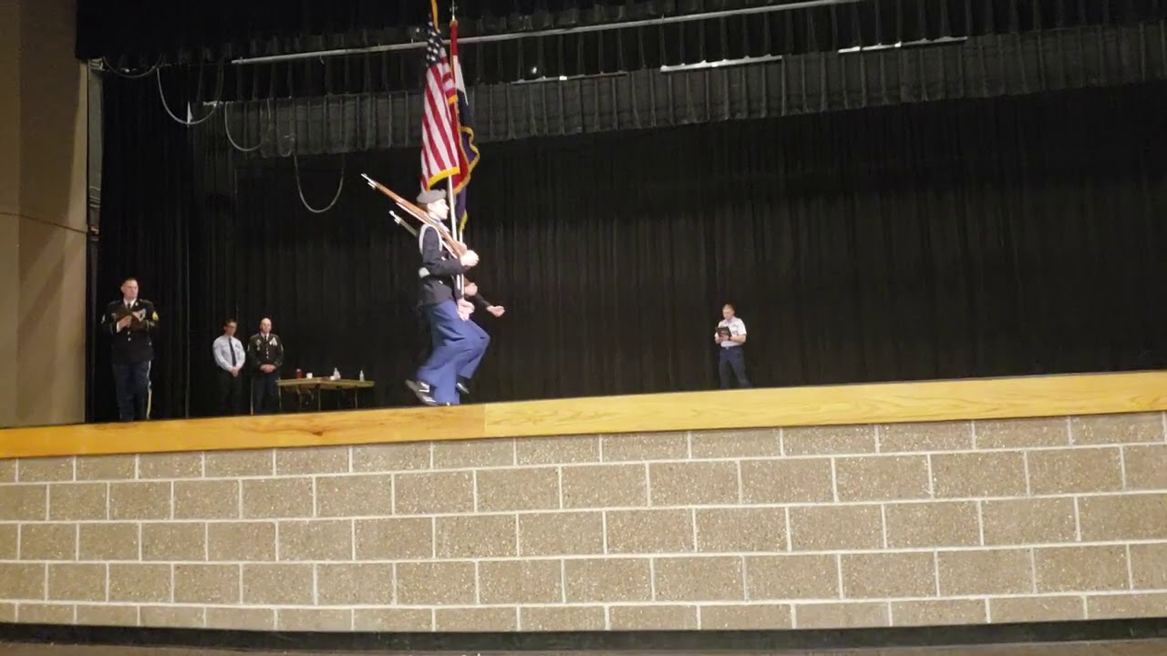 2018-2019 Central High School Color Guard Team 1 - YouTube