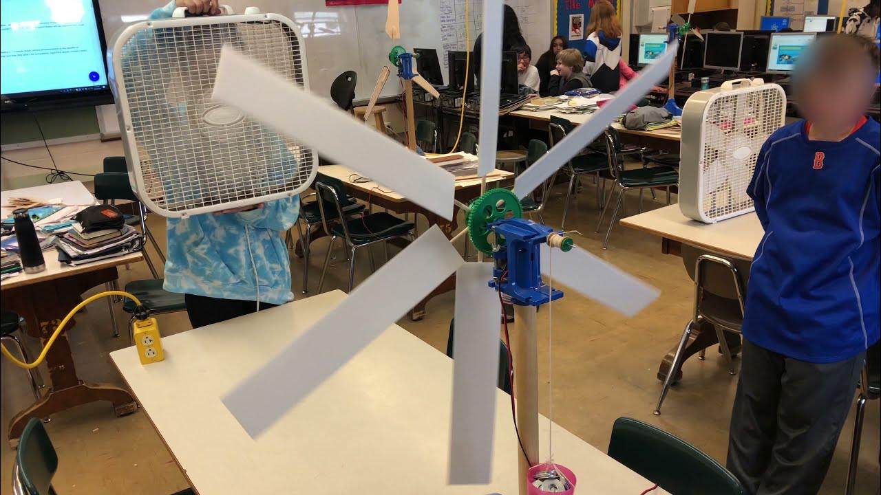 PLTW Wind Turbine Torque #1 - YouTube