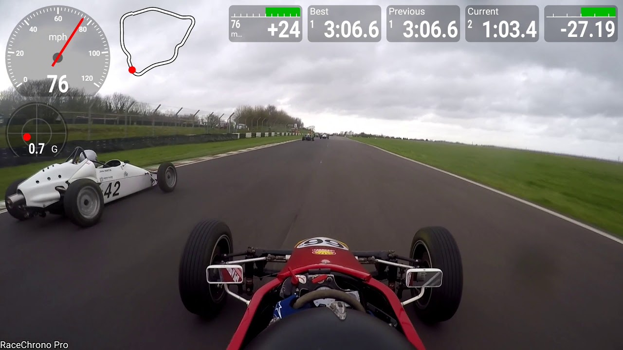 Castle Combe formula vee crash 2018 - YouTube