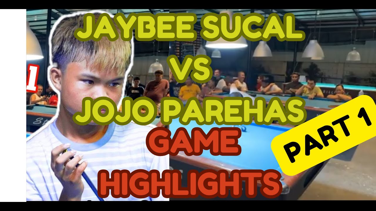 JAYBEE SUCAL VS JOJO PAREHAS HIGHLIGHTS PART 1 - YouTube