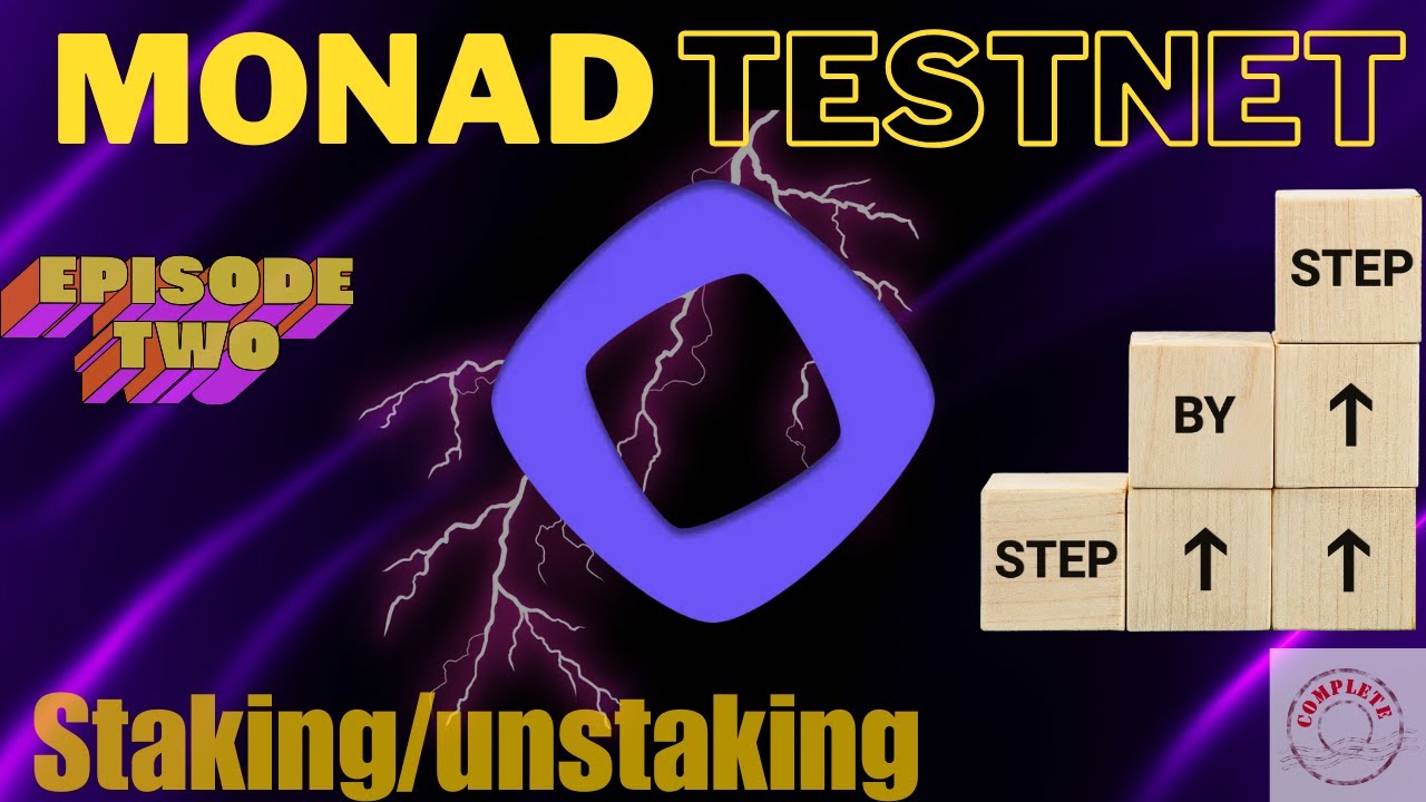 how to stake and unstake any amount of monad - YouTube