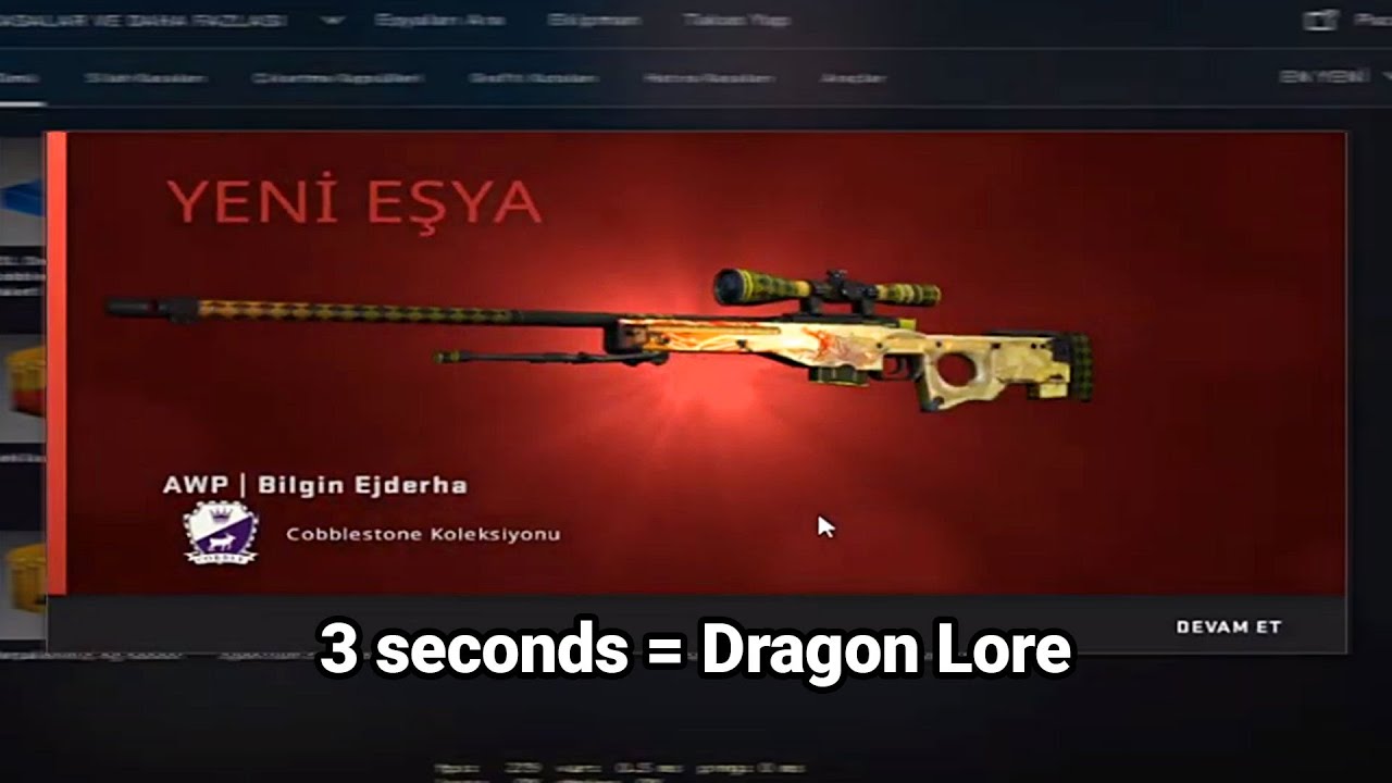 He Got A Dragon Lore in 3 Seconds... - YouTube