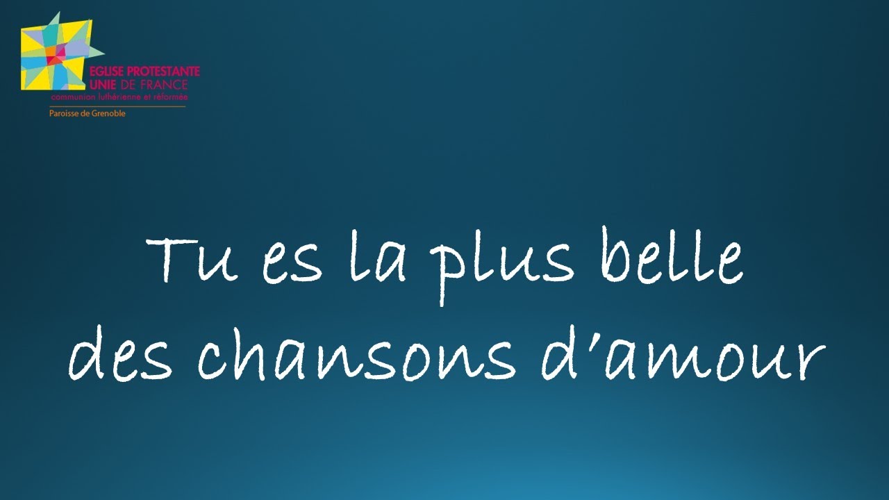 Tu es la plus belle - YouTube