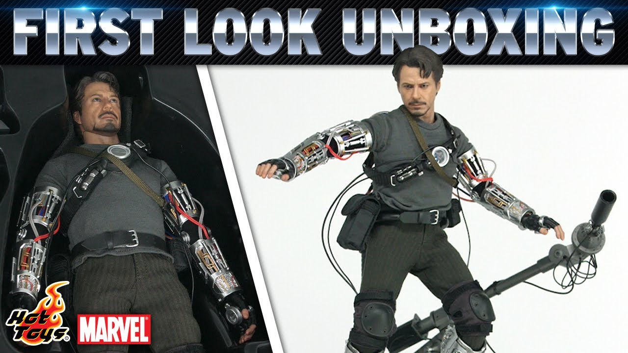 Hot Toys Iron Man Tony Stark Mech Test Deluxe Special Edition Figure ...