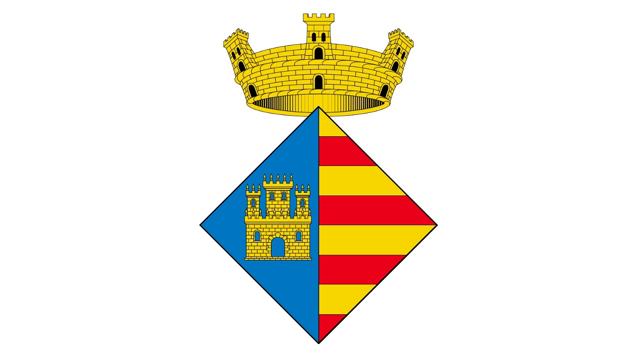 Bandera de San Pedro de Ribas (España) - Flag of Sant Pere de Ribes ...