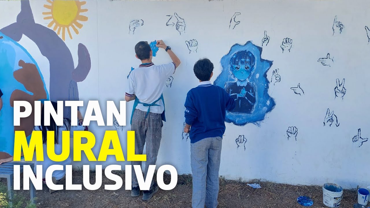Estudiantes pintan mural para erradicar el bullying en las escuelas ...