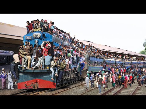 Riding Bangladesh’s Extreme Passenger Trains