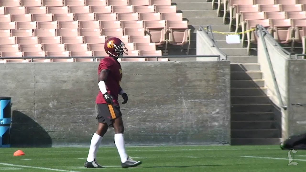 USC spring practice dance off, Steven Mitchell touchdown and Gardena ...