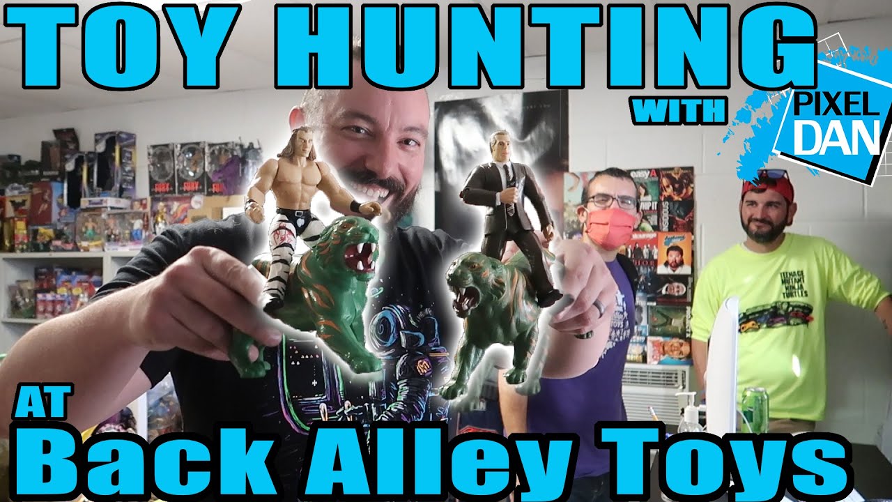 TOY HUNTING with Pixel Dan at Back Alley Toys - YouTube
