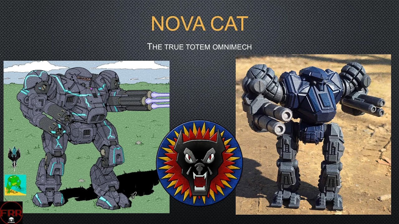 Battletech's Nova Cat, A Mighty Heavy OmniMech - YouTube