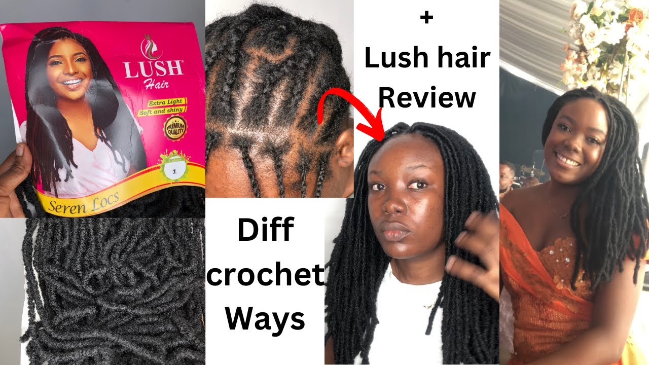 How to style Lush hair Seren locs in 3 diff ways + Review (loop less ...