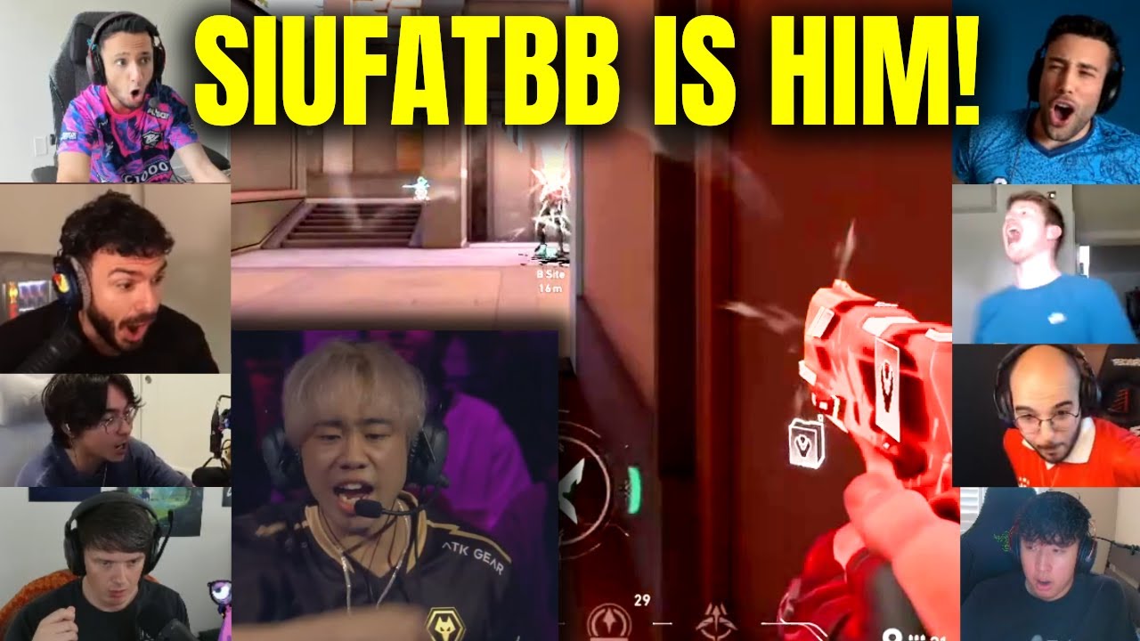 Valorant Streamers React To WOL SiuFatBB INSANE 1v2 CLUTCH Against GEN ...