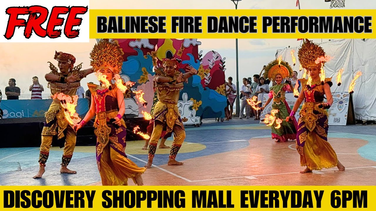 Bali Kuta Free Balinese Fire Dance Performance Show Today 2024 - YouTube