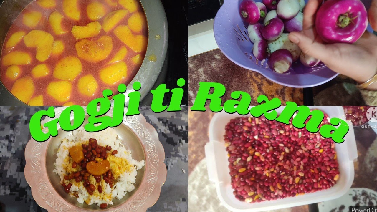 winter special recipe |Beans with Turnip |in kashmiri style | Gogji ti ...