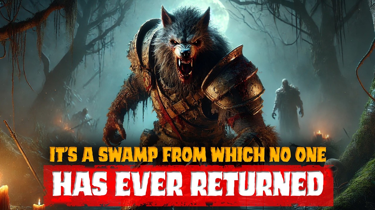 A cursed swamp in which a legendary creature lurks. The Legend of the ...