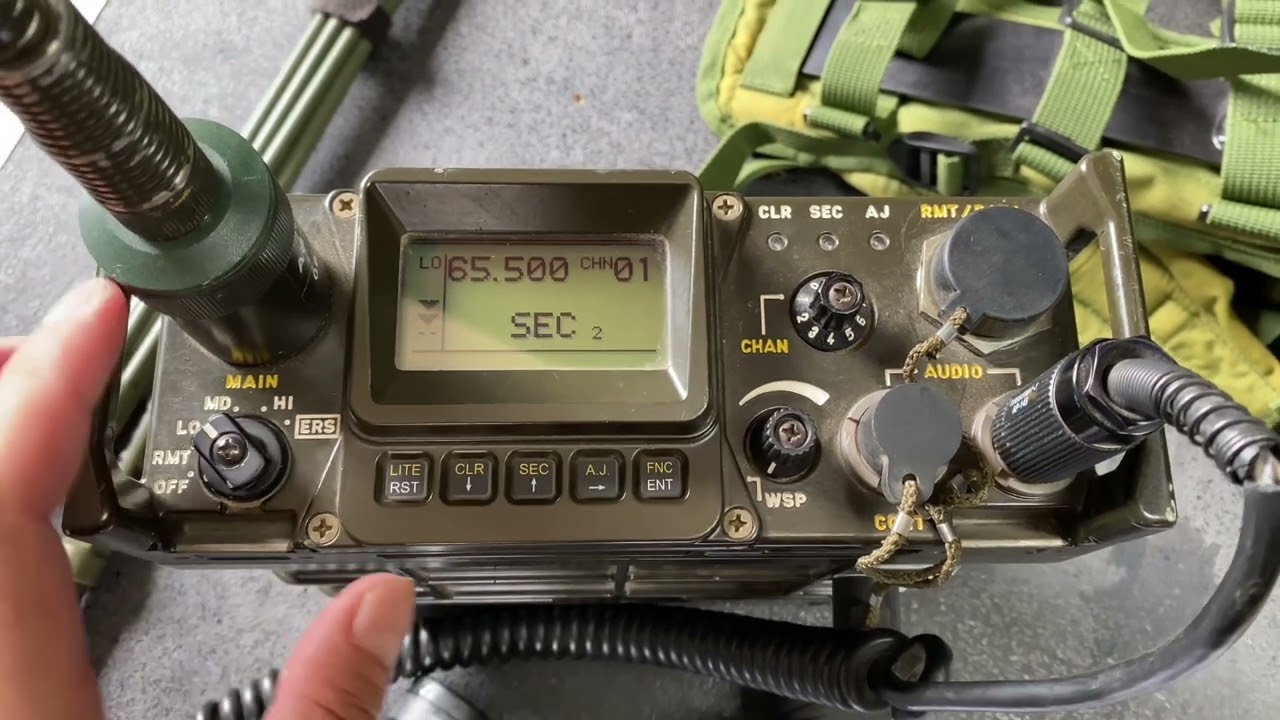 ชุดวิทยุ PRC-930/730 (CNR-900T) #ตั้งโหมด SEC (การสื่อสารแบบเข้ารหัส ...