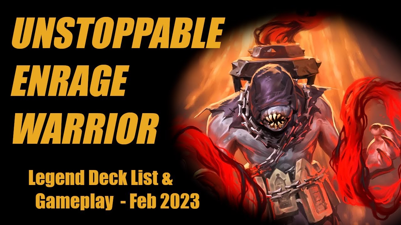 UNSTOPPABLE ENRAGE WARRIOR - 70% winrate to legend - Best deck for ...