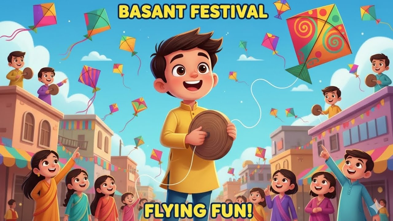 Basant Festival 2026 | Colorful Kite Flying Celebration#bright moral# ...
