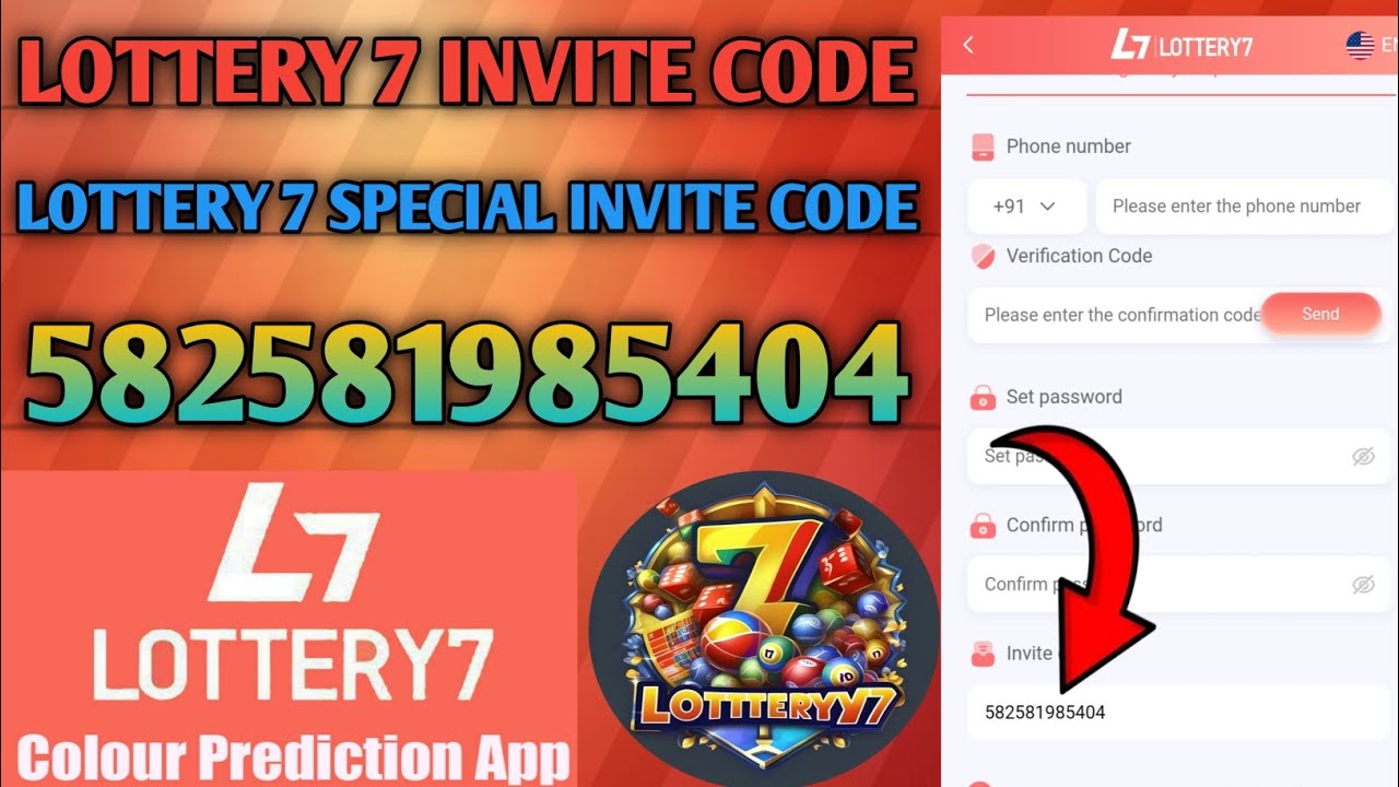 LOTTERY 7 INVITE CODE | LOTTERY 7 INVITATION CODE | INVITE CODE IN ...
