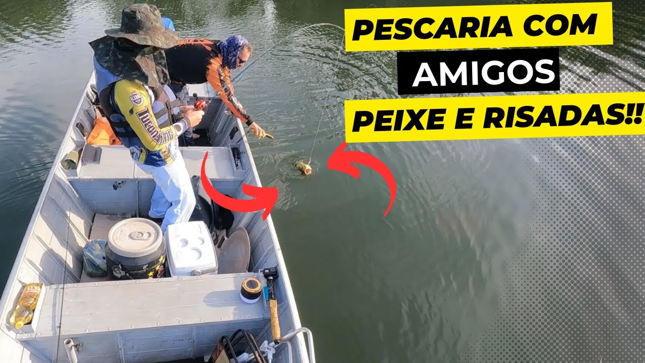 PESCARIA, AMIGOS E RISADAS!! PESCARIA DE TUCUNARÉ NO RIO PARANA - PAULICÉIA SP - YouTube