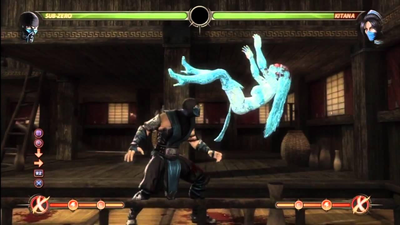 Sub Zero 41% Wall Combo Tutorial - Mortal Kombat 9 - YouTube