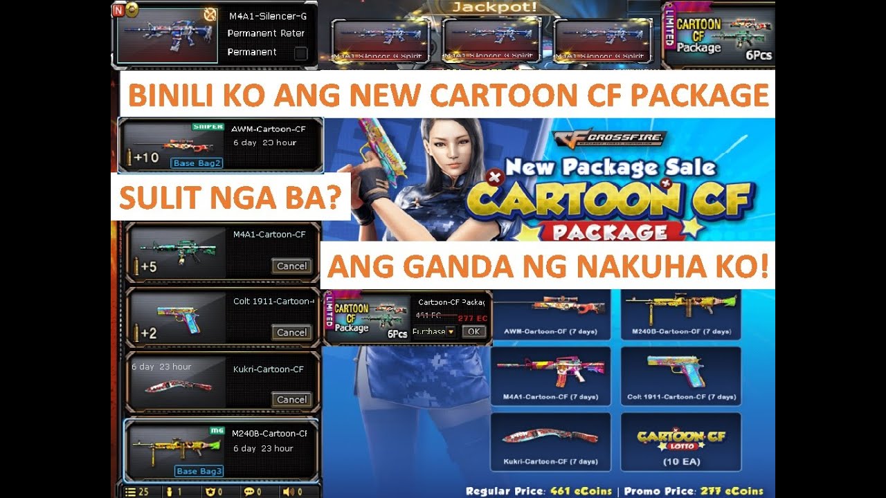 BUYING NEW CARTOON CF PACKAGE CROSSFIRE PH - YouTube