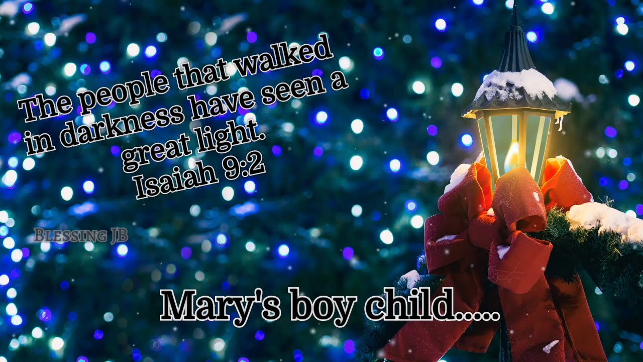 Mary's boy child Jesus Christ | Christmas season song - YouTube