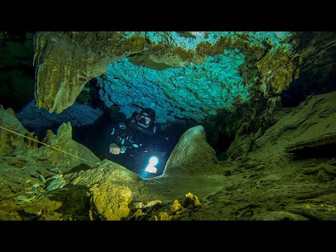 Cave diving Mexico - Cenote Tajma Ha