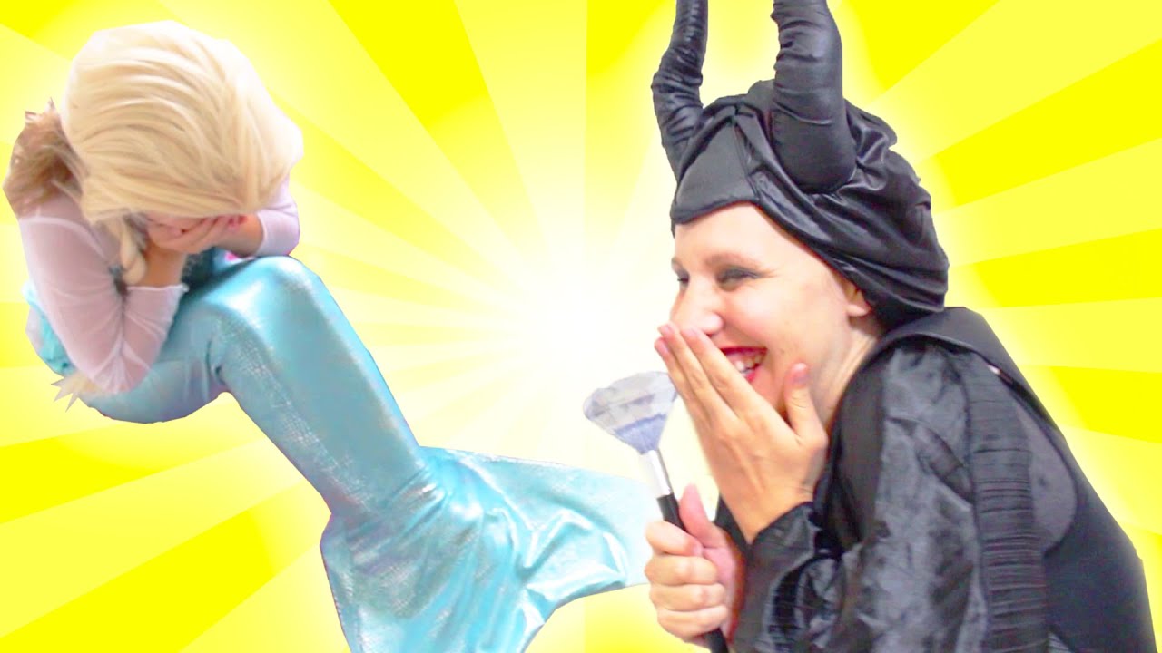 FROZEN ELSA & FROZEN ANNA Become Real MERMAIDS & Snow White vs ...