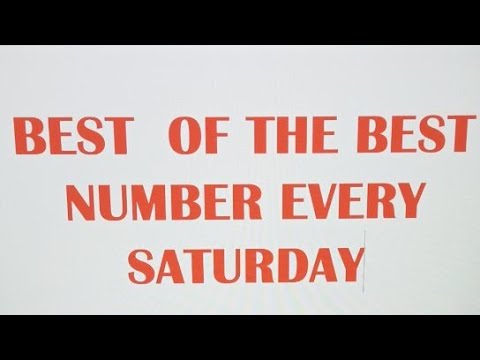 BEST NUMBER TODAY - YouTube