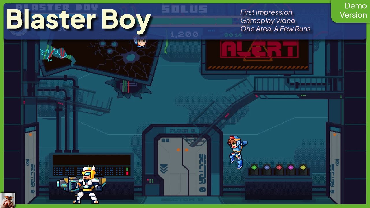 Blaster Boy (Demo) - First Impression - Gameplay (One Area, A Few Runs) - YouTube