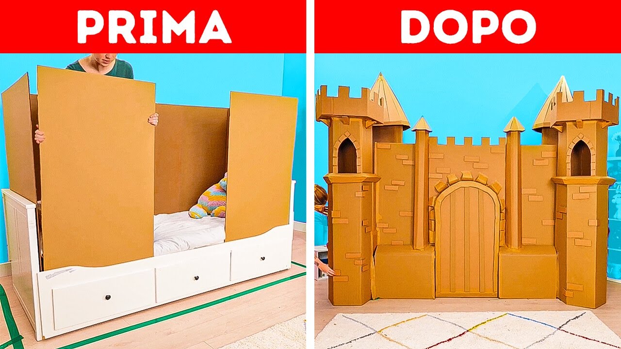 Costruisci il tuo castello di cartone: lavoretti divertenti e semplici ...