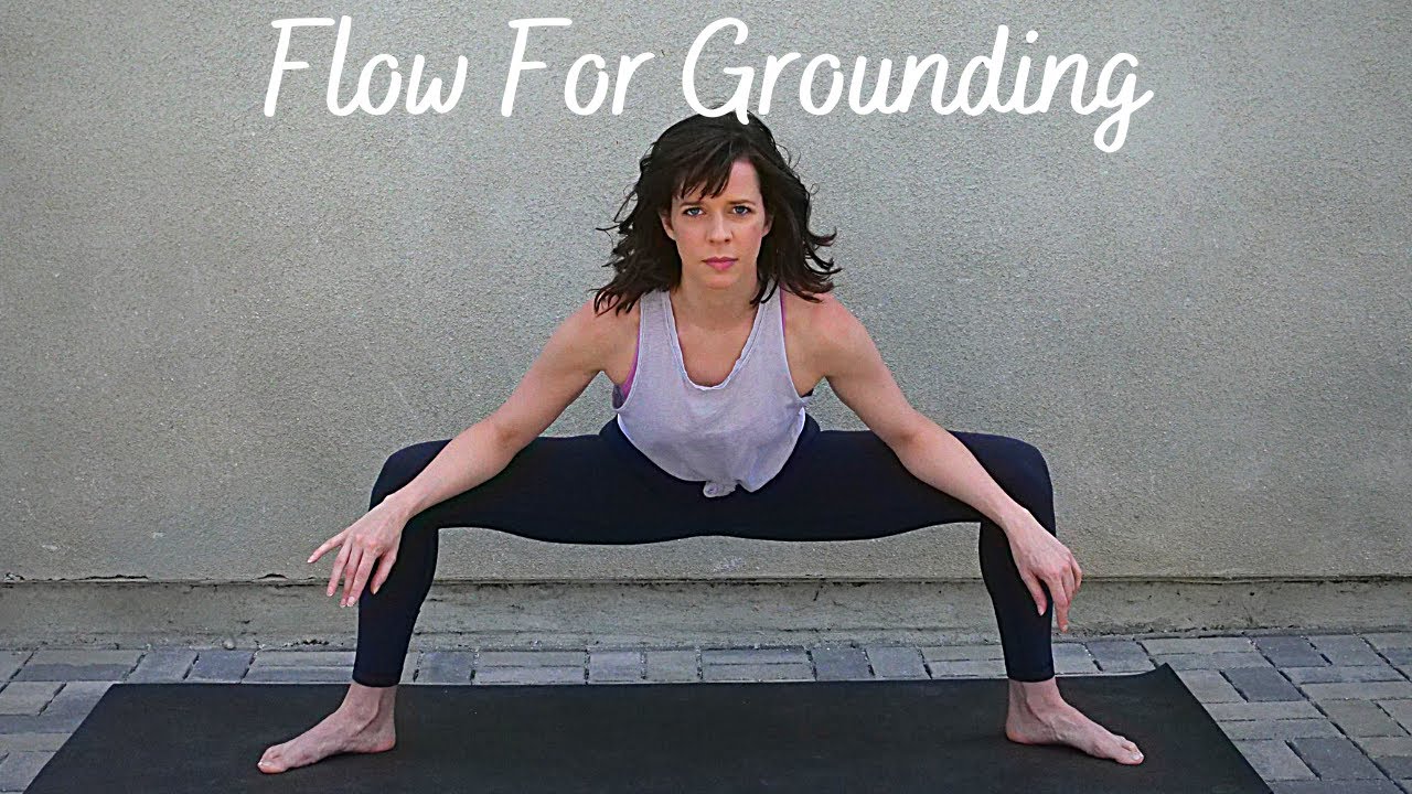 FLOW WITH LISA: Grounding (60 min. relaxing vinyasa yoga practice for a ...