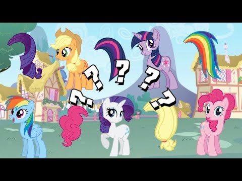 MY LITTLE PONY WRONG TAIL, Twilight Sparkle, Pinkie Pie, Rarity ...