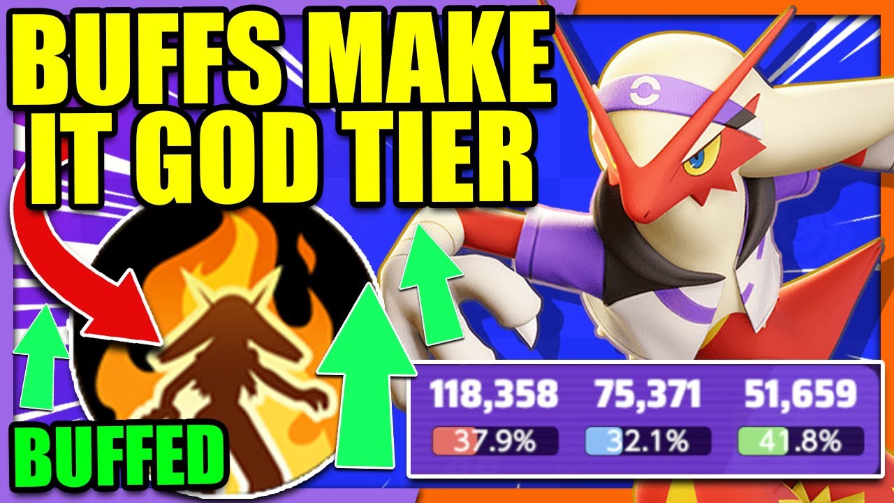 BLAZIKEN BUFFS turns it from TOP TIER into GOD TIER | Pokemon Unite ...