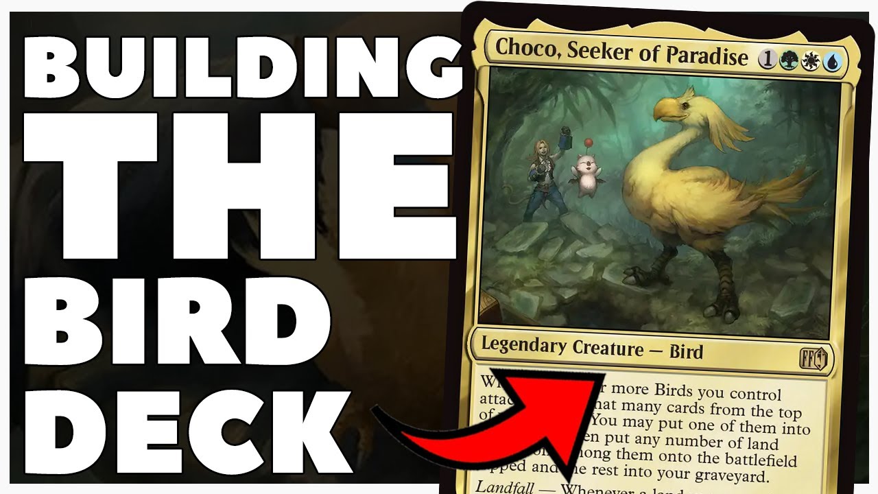 Building THE BEST Choco Seeker of Paradise Bird Commander Deck! #mtg # ...