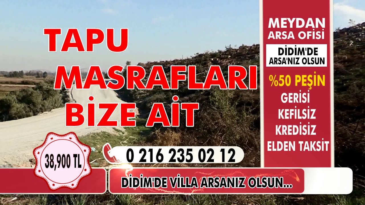 MEYDAN ARSA OFİSİ DİDİM ARSALAR REKLAM - YouTube