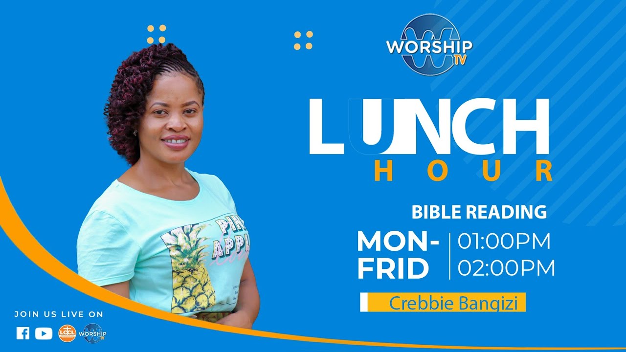 LUNCH HOUR || BIBLE READING || WITH CRIBBIE AND EMMA || LIVE ON WORSHIP ...